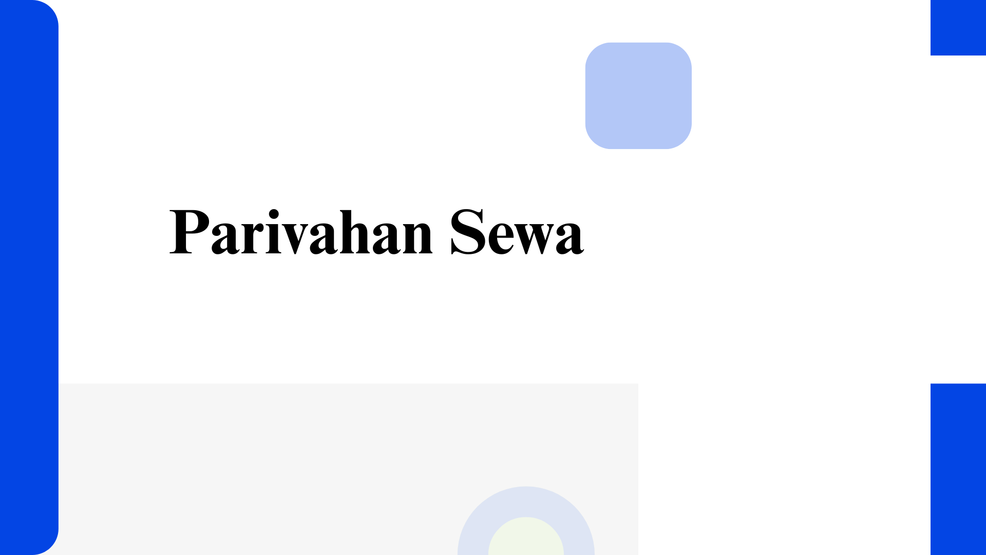 Parivahan | Parivahan Sewa & Sarathi Parivahan, Driving Licence